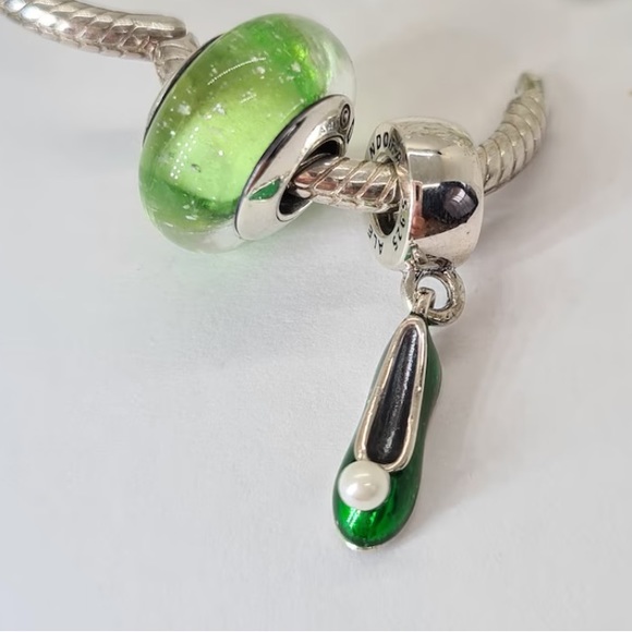 Pandora | Jewelry | Pandora Disney Tinker Bell Shoe And Signature ...